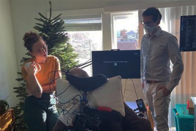 Brain-computer interface helps paralyzed man speak | National ...